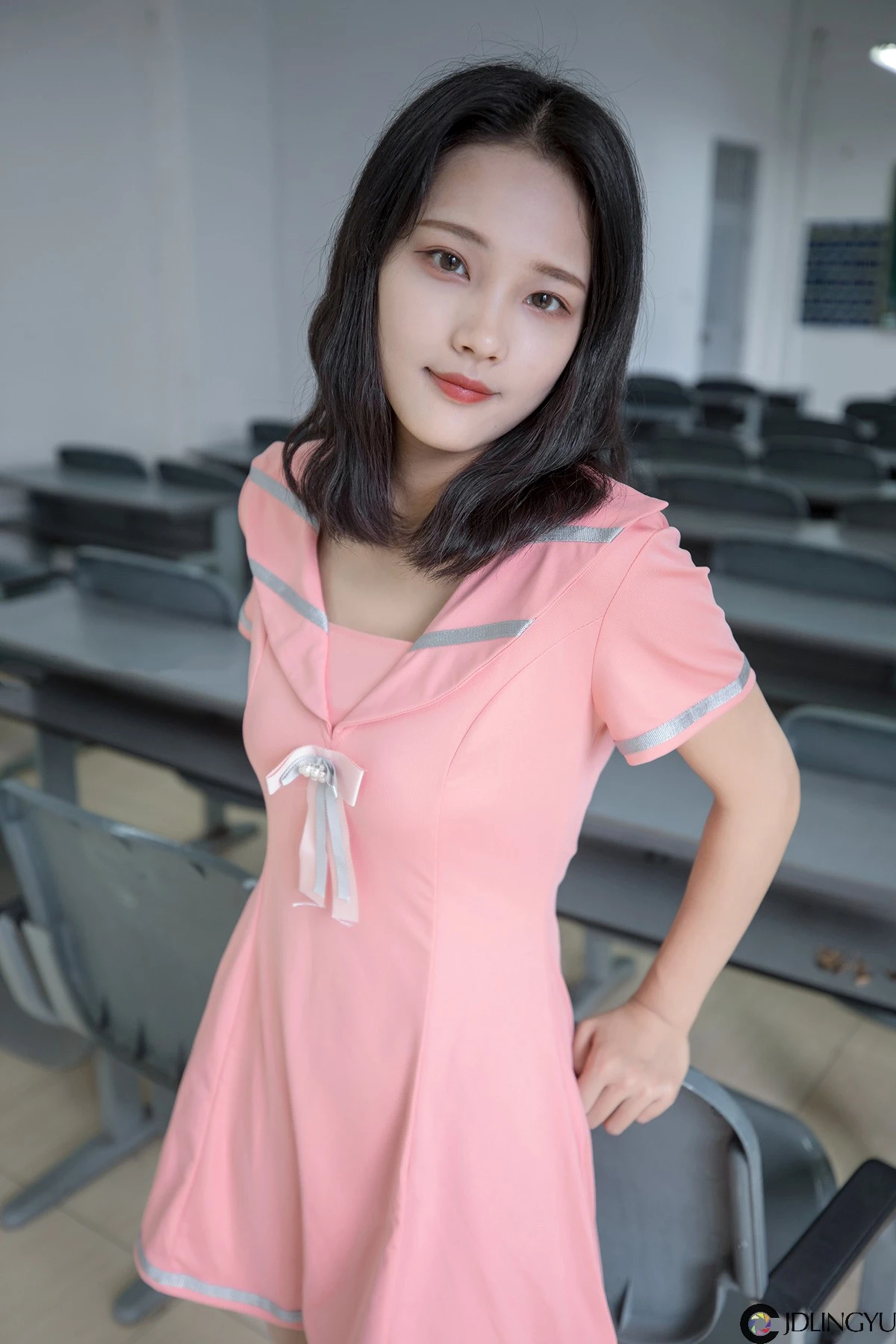 [MSLASS]梦丝女神 – 小蝴蝶 粉红JK – 绝对领域